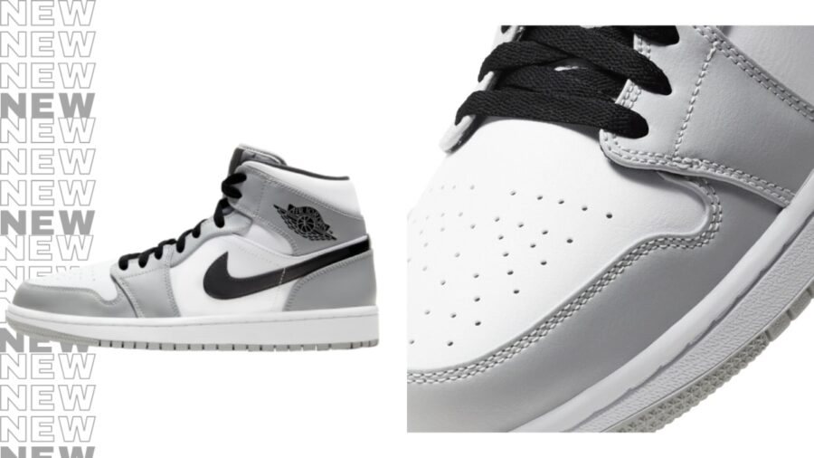 Air Jordan 1 Mid Light Smoke Grey giống Dior - Sneaker Daily