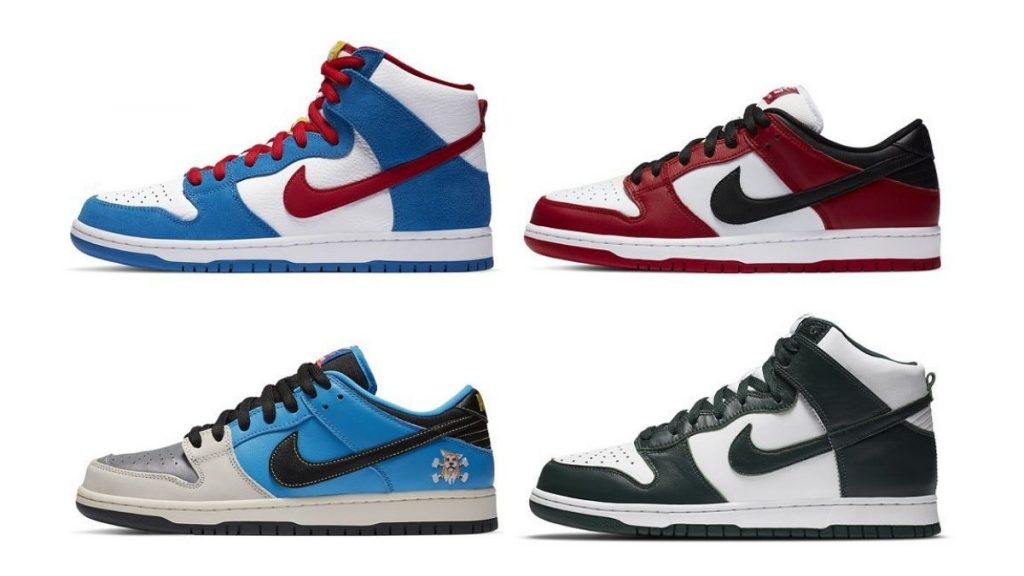Tổng hợp lịch ra mắt của những thiết kế Nike Dunk và SB Dunk trong năm 2020