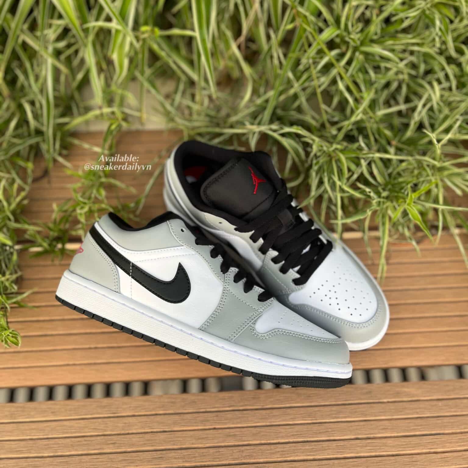 Giày nam Air Jordan 1 Low 'Light Smoke Grey V2' 553558-030 - Sneaker Daily