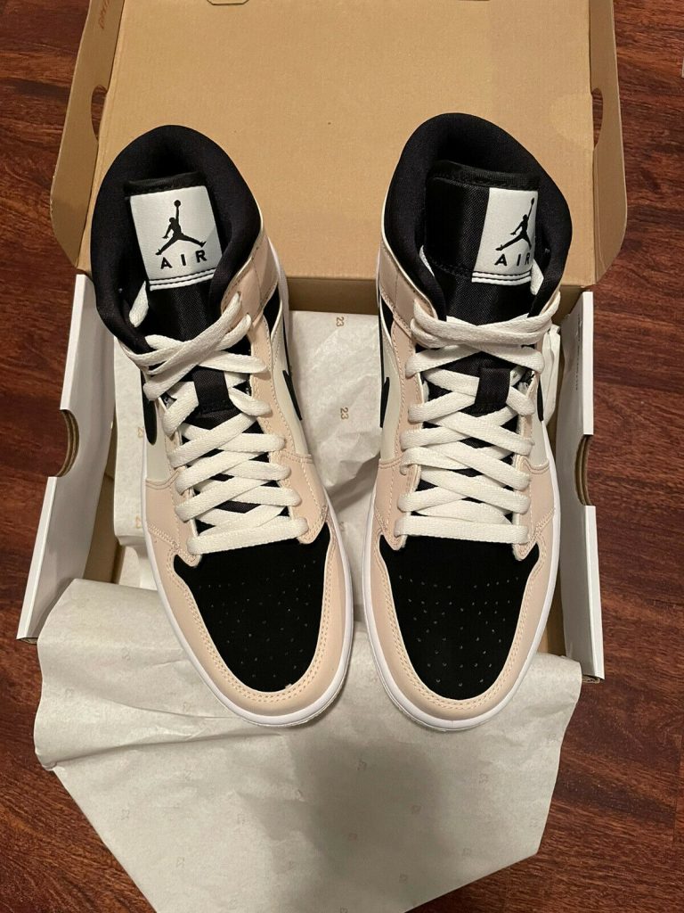 Giày Air Jordan 1 Mid 'Barely Orange' BQ6472-800 - Sneaker Daily