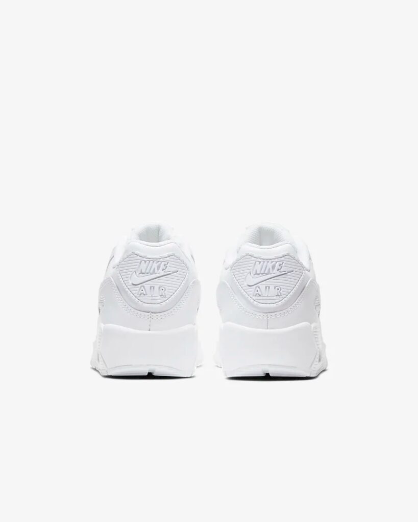 Giày Nike Air Max 90 Leather 'White' (GS) CD6864-100