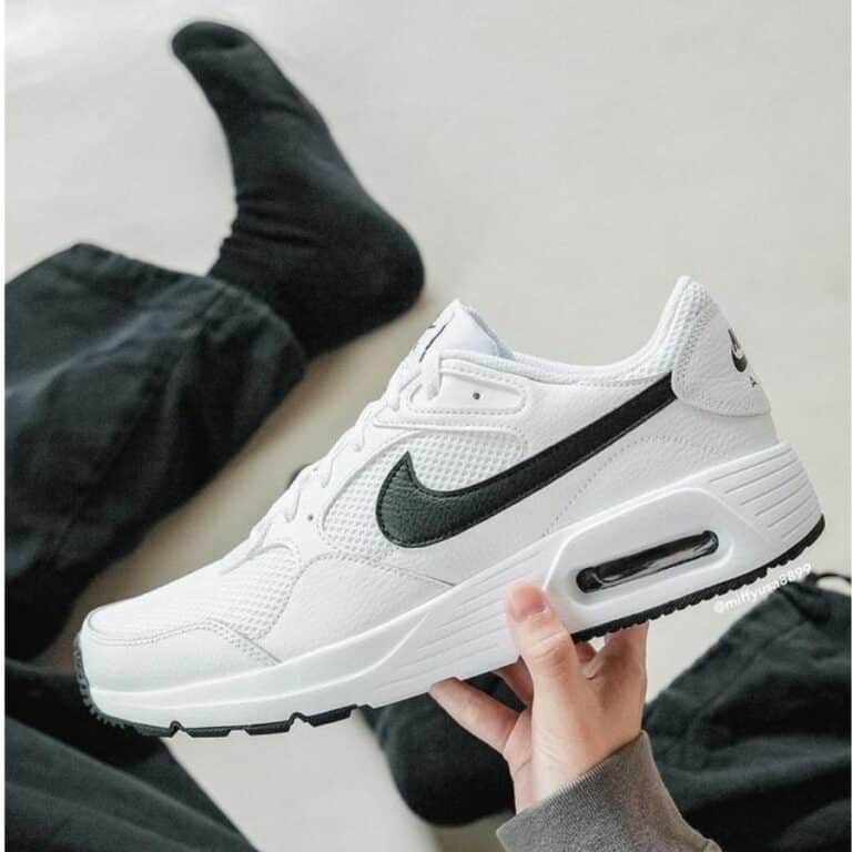 Giày Nike Air Max SC 'White Black' CW4555-102