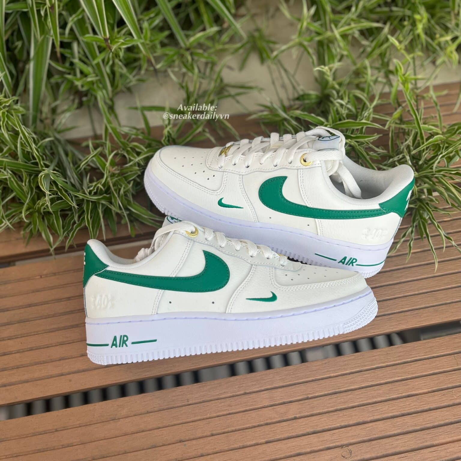 Giày Nike Air Force 1 '07 LV8 '40th Anniversary - Sail Malachite ...