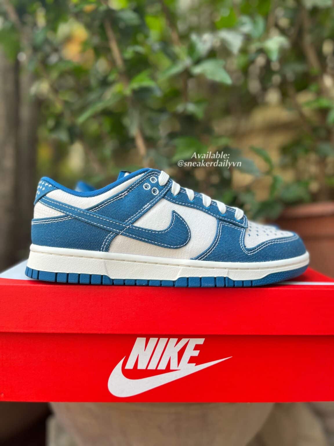Giày Nike Dunk Low Industrial Blue 'Sashiko' DV0834-101