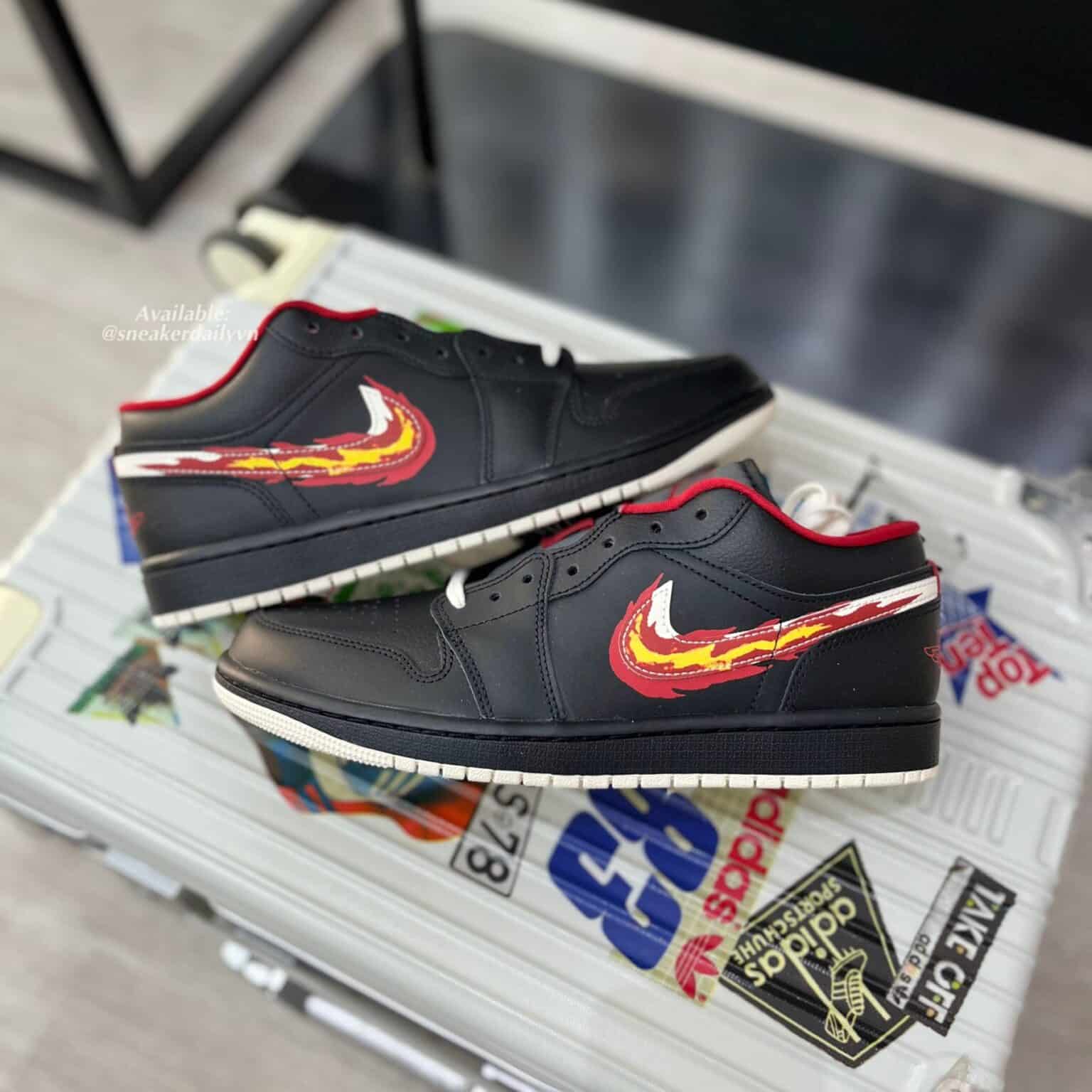 Giày Nike Air Jordan 1 Low SE 'Just Skate Black' FJ7073-010
