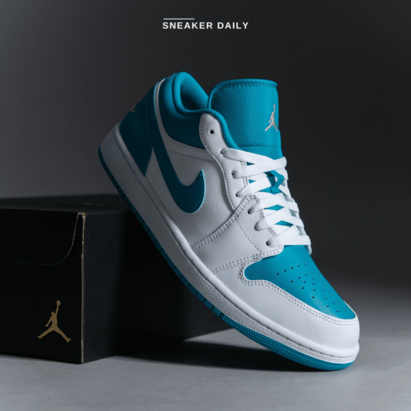 Giày Nike Air Jordan 1 Low 'Aquatone' 553558-174