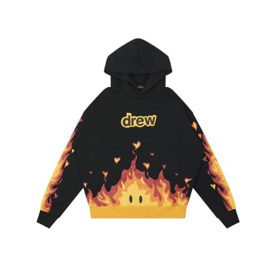 Áo Drew House Hoodie Fire Black - Sneaker Daily