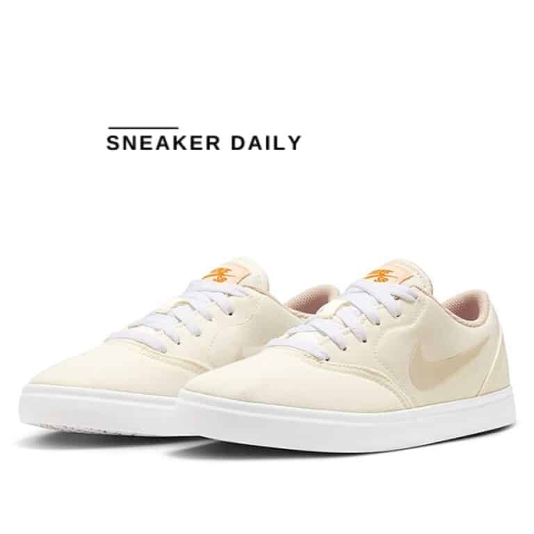 Giày Nike SB Check Cnvs 'Pale Ivory' (GS) FQ6862-111