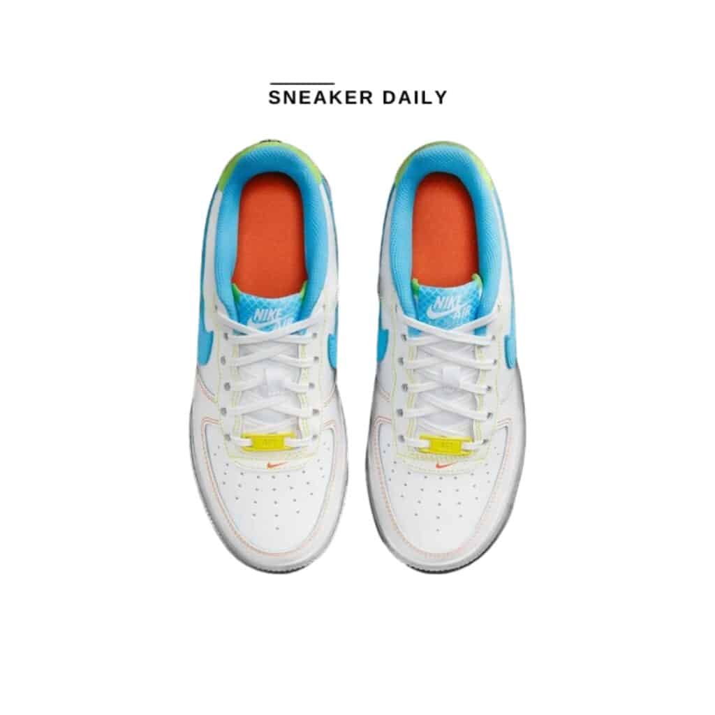 Giày Nike Air Force 1 Low 'Rainbow Stitch' (GS) FJ4614-100