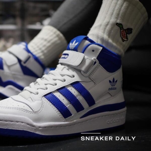 Giày adidas Forum Mid 'White Royal Blue' FY4976