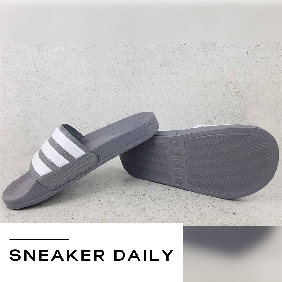 Dép adidas Adilette Shower Slides Cozy Wear-Resistant Unisex Gray ...