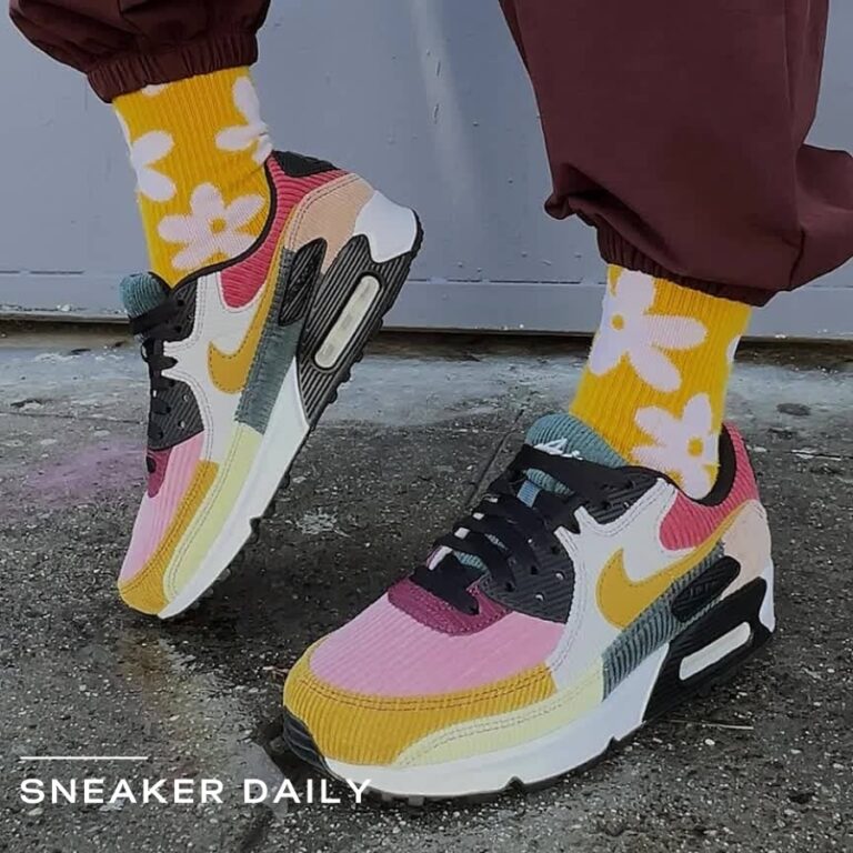 Giày Nike Air Max 90 'Multi-Color Corduroy' (WMNS) FB8455-001
