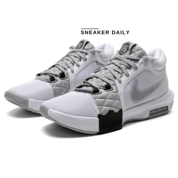 Giày Nike LeBron Witness 8 EP 'White Light Smoke Grey Black' FB2237-100
