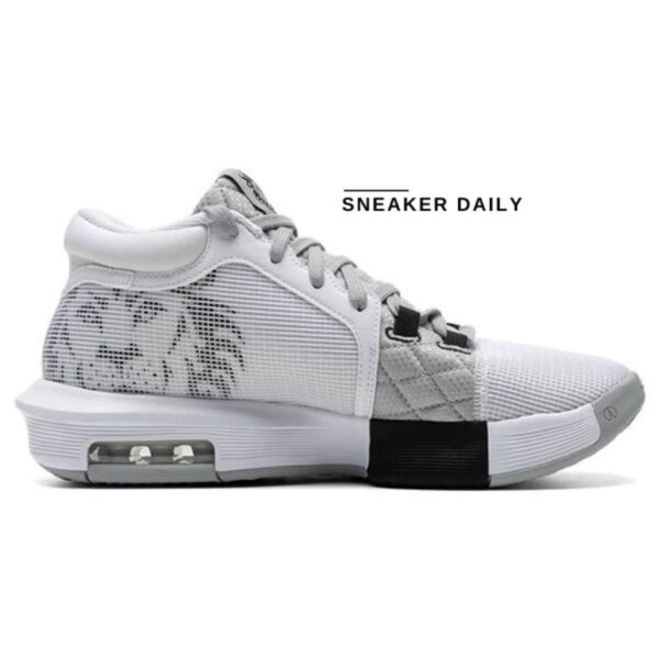 Giày Nike LeBron Witness 8 EP 'White Light Smoke Grey Black' FB2237-100