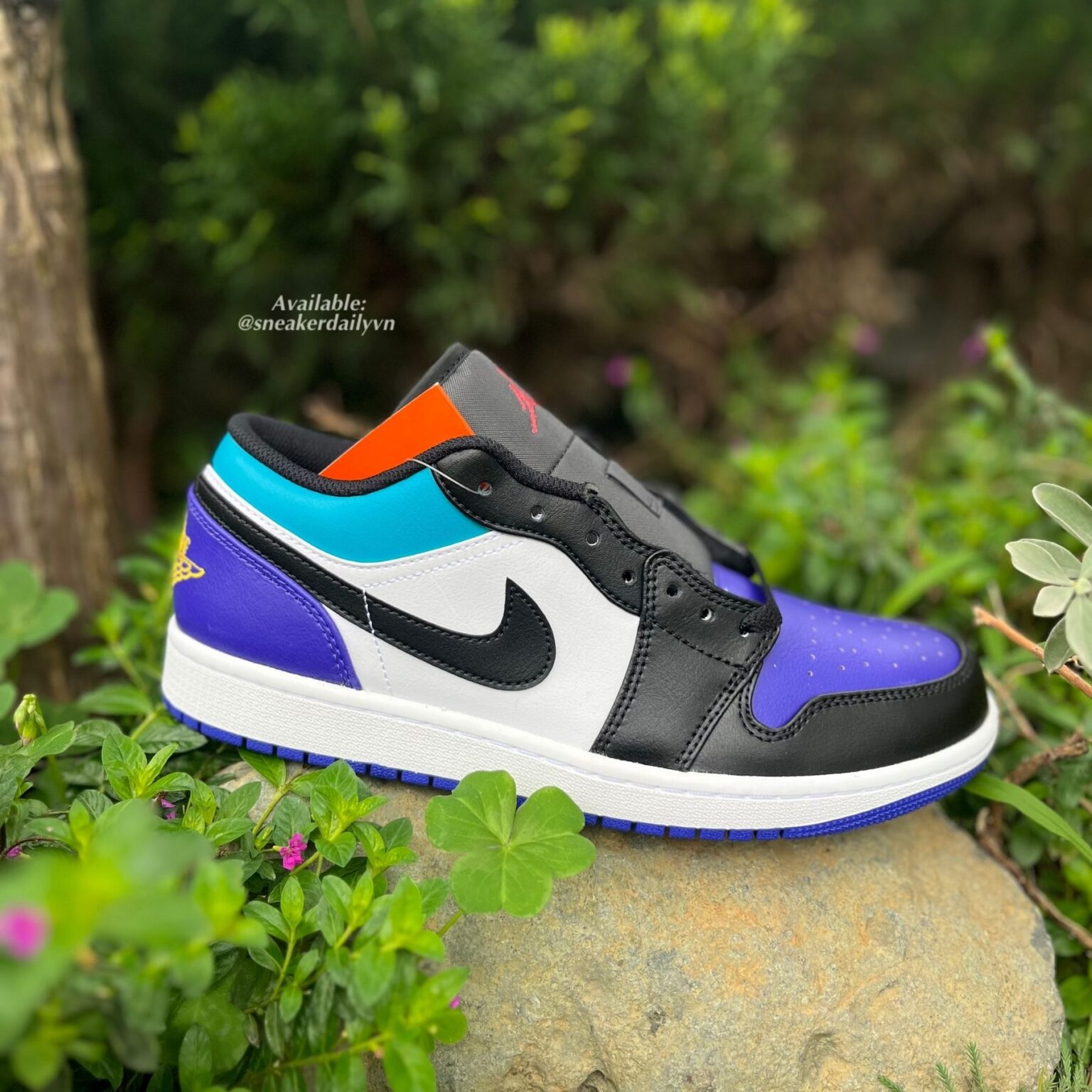 Giày Air Jordan 1 Low 'Aqua' 553558-154