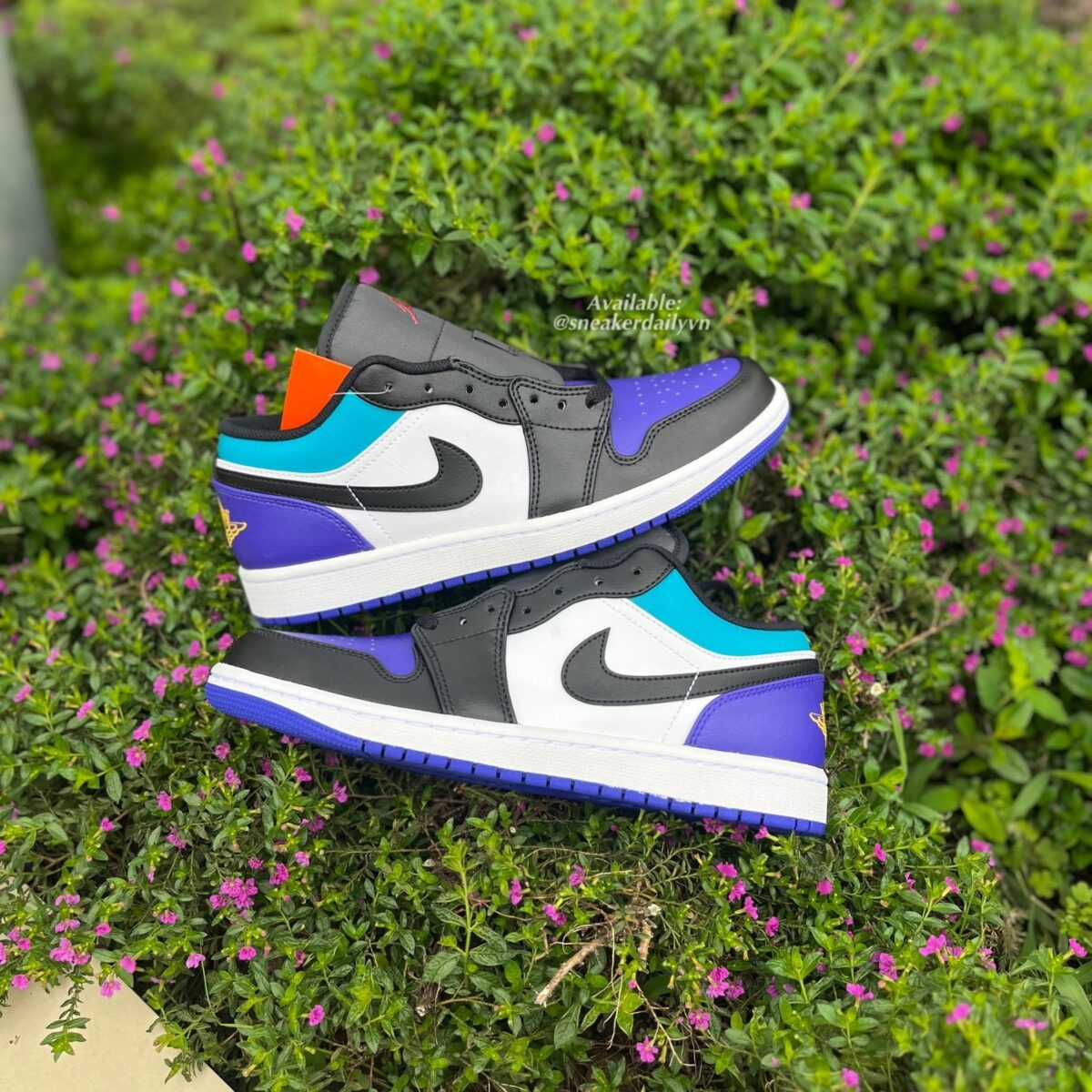 Giày Air Jordan 1 Low 'Aqua' 553558-154