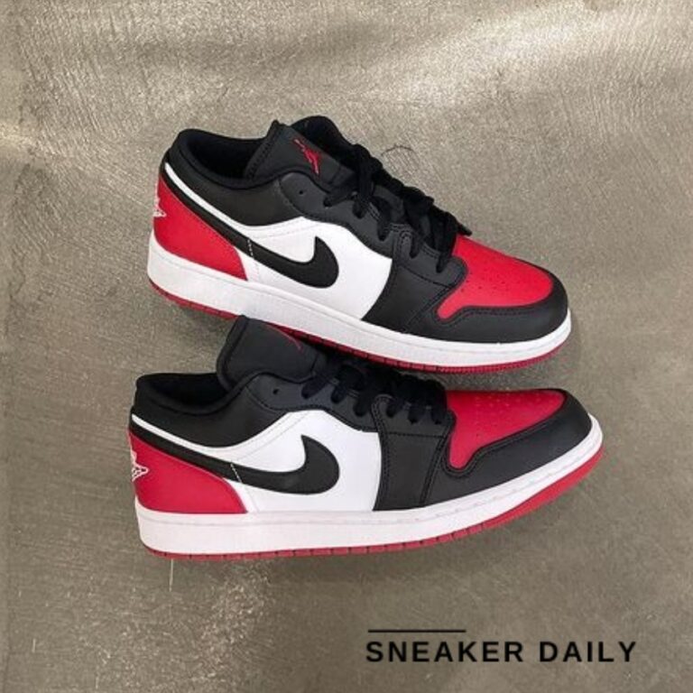 Giày Air Jordan 1 Low 'Bred Toe 2.0' 553560-161