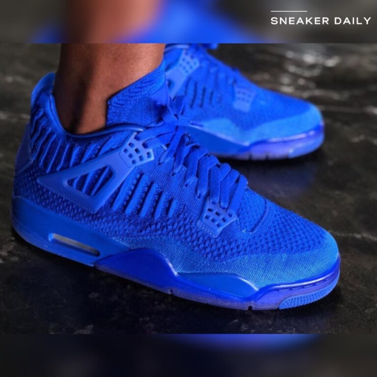 Giày Air Jordan 4 Retro Flyknit 'Hyper Royal' AQ3559-400