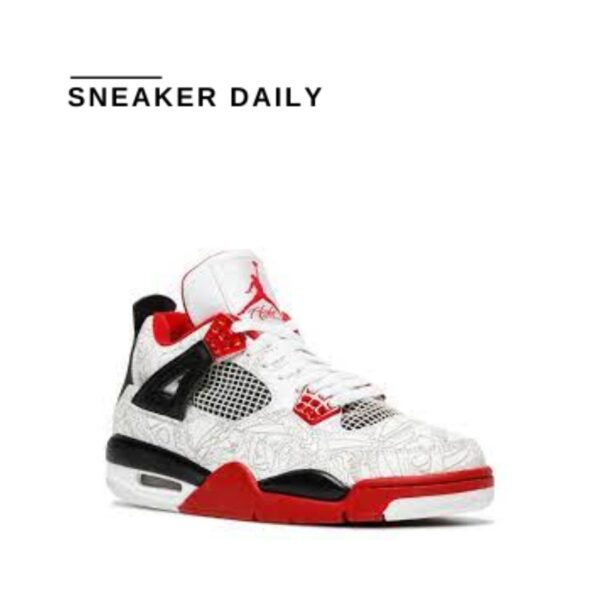 Giày Air Jordan 4 Retro 'White Laser' 308497-161