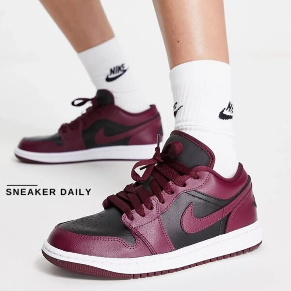 Giày (WMNS) Air Jordan 1 Low 'Dark Beetroot' DC0774-006