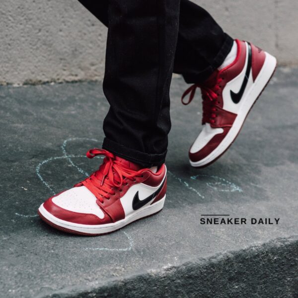 Giày Air Jordan 1 Low 'Noble Red' 553558-604