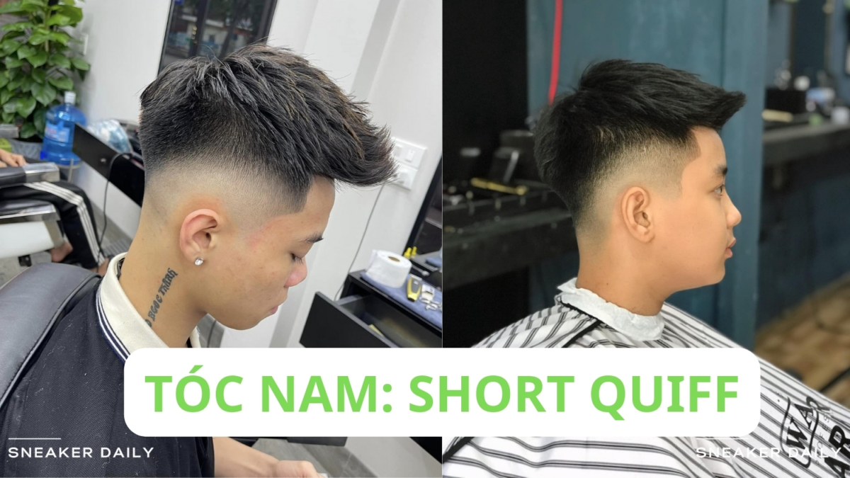 Short Quiff | #1 Các kiểu tóc tham khảo và cách tạo kiểu ️