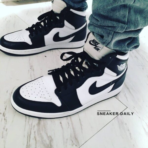 Giày Air Jordan 1 Retro High OG 'Black White' 2014 555088-010