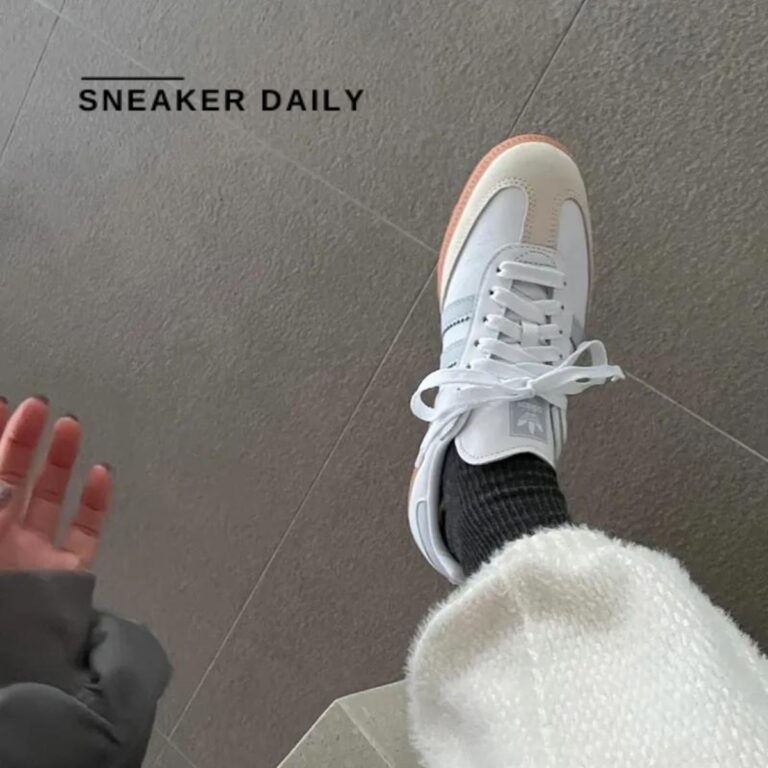 Giày adidas Samba OG 'White Halo Blue' IE0877