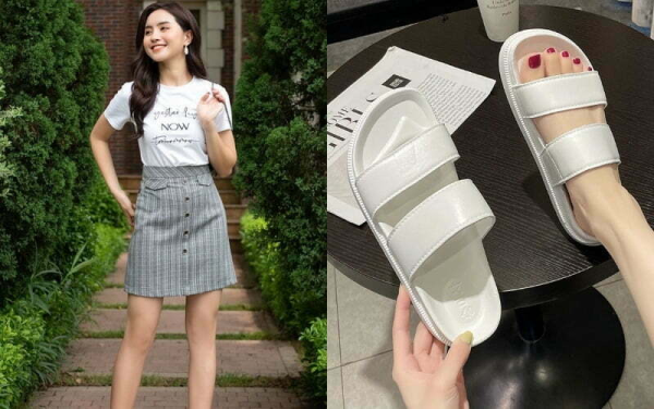 Phong Cách Phối Đồ Với Dép Quai Ngang, Dép Bánh Mì Ấn Tượng Và Sành Điệu