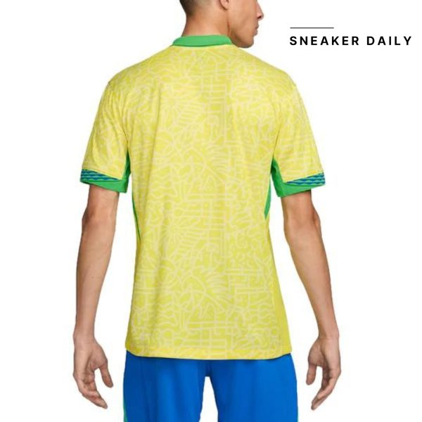 Áo Nike Dri-FIT Soccer Brazil 2024 Stadium Home Replica Jersey 'Yellow ...