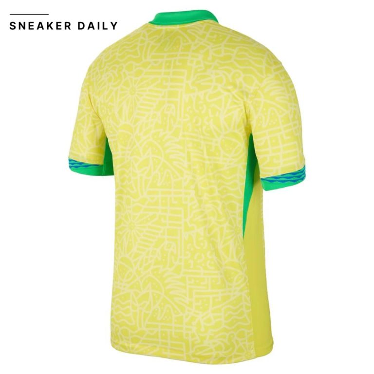 Áo Nike Dri-FIT Soccer Brazil 2024 Stadium Home Replica Jersey 'Yellow ...