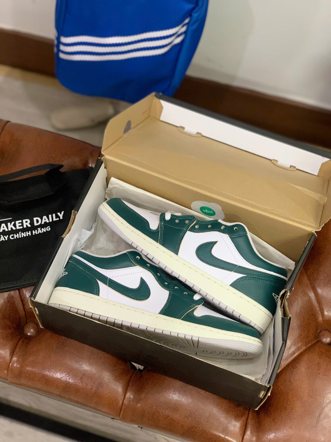 Giày Air Jordan 1 Low Oxidized Green FQ7687-300
