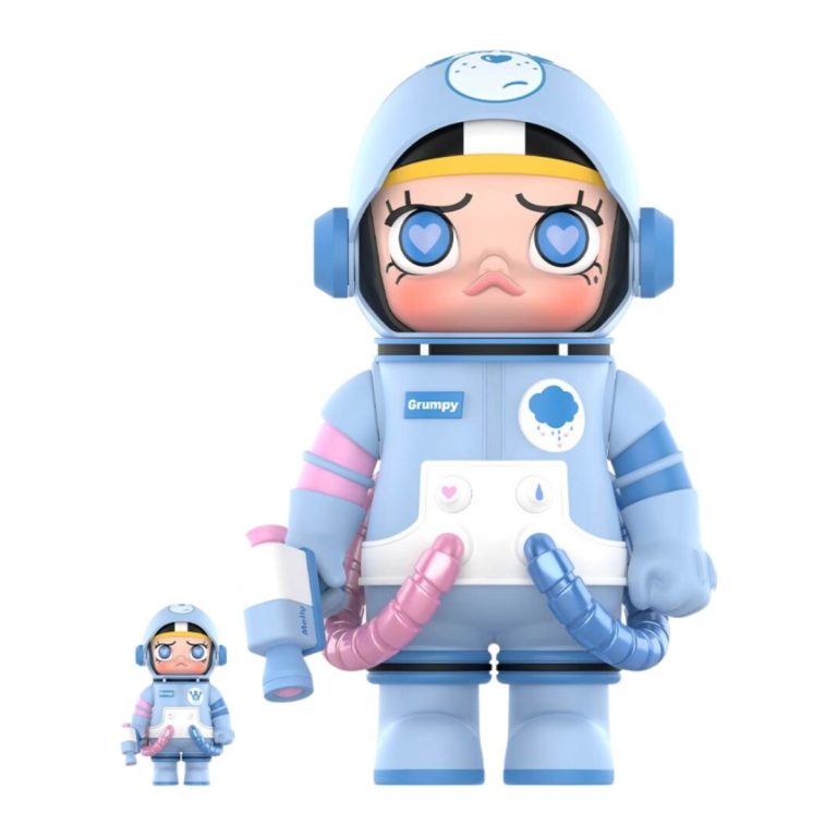 Mô Hình POP MART MEGA Space Molly Grumpy Bear 400% + 100% 6941848260208