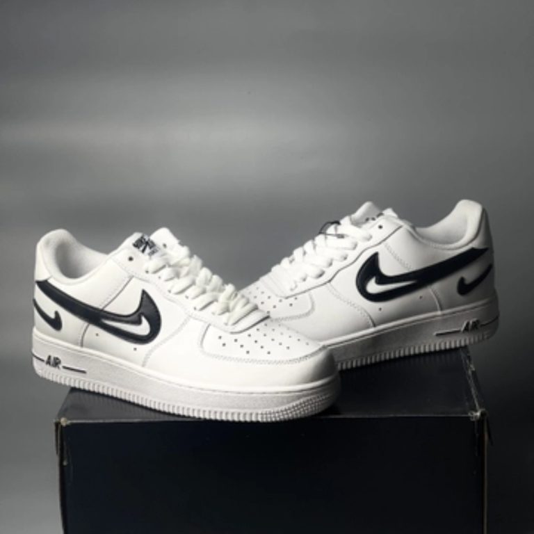Giày Nike Air Force 1 '07 'Cut Out Swoosh - White Black' DR0143-101