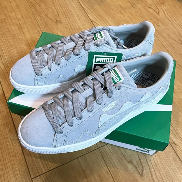 Giày PUMA Suede Soundwave 'Grey' 393257-03