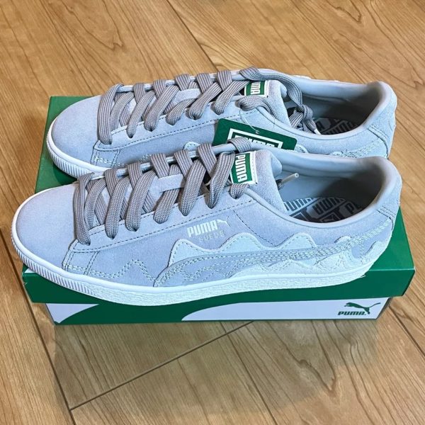 Giày PUMA Suede Soundwave 'Grey' 393257-03