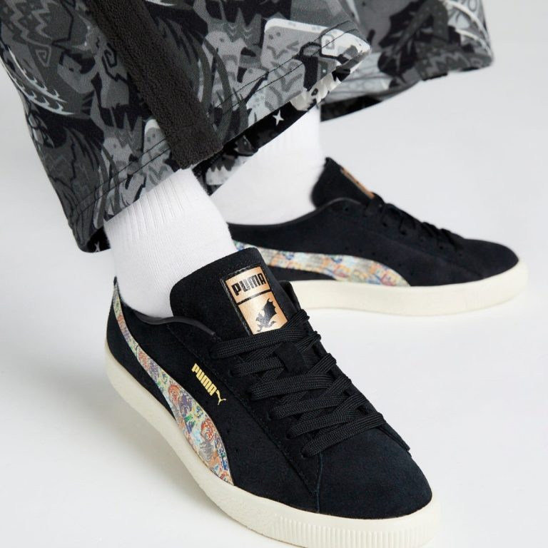 Giày PUMA x Monster Hunter Suede Vintage R 'Black Warm White' 401817-01