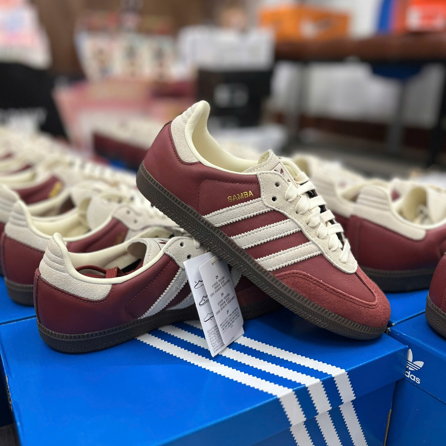 Giày adidas Samba OG Preloved Ruby Cream White JI3216