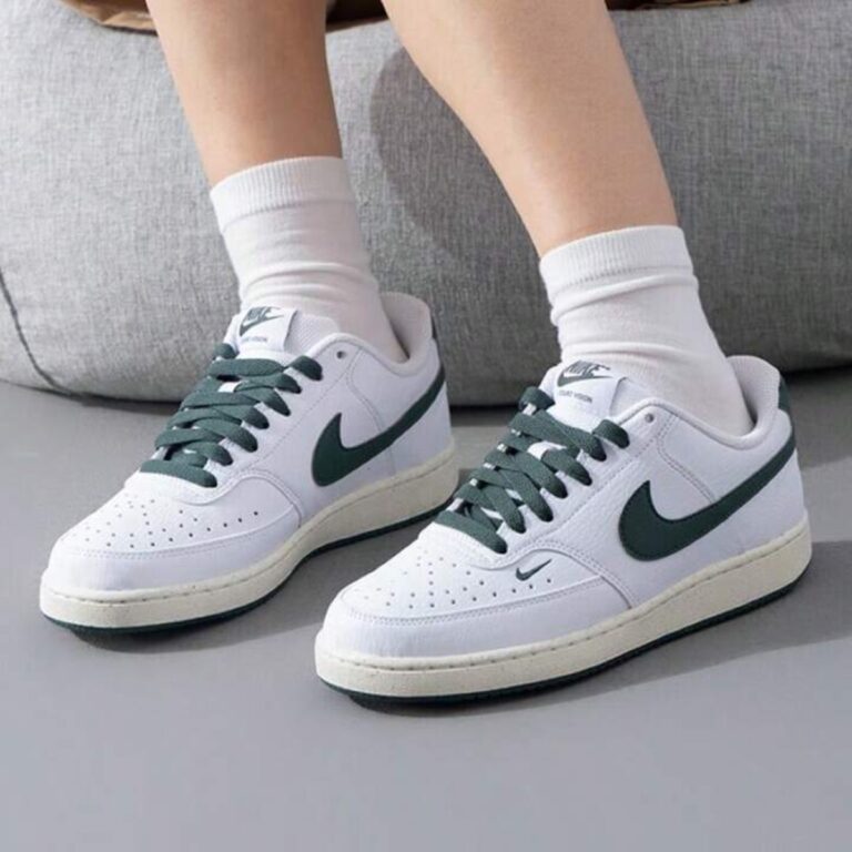 Giày Nike Court Vision Low Next Nature 'White Vintage Green' FV9952-101