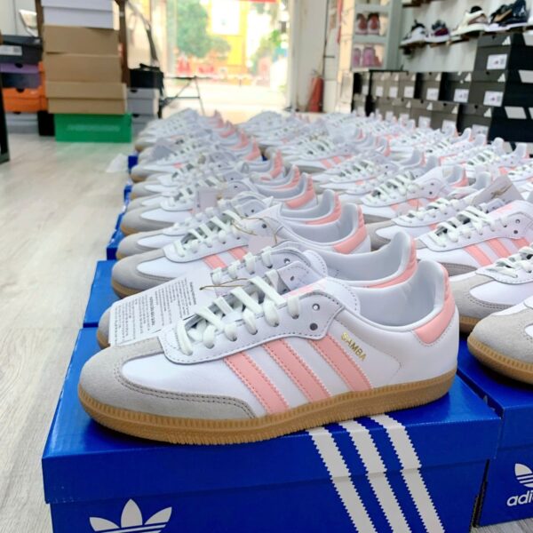 Giày adidas Samba OG "White Coral Pink" JP5480