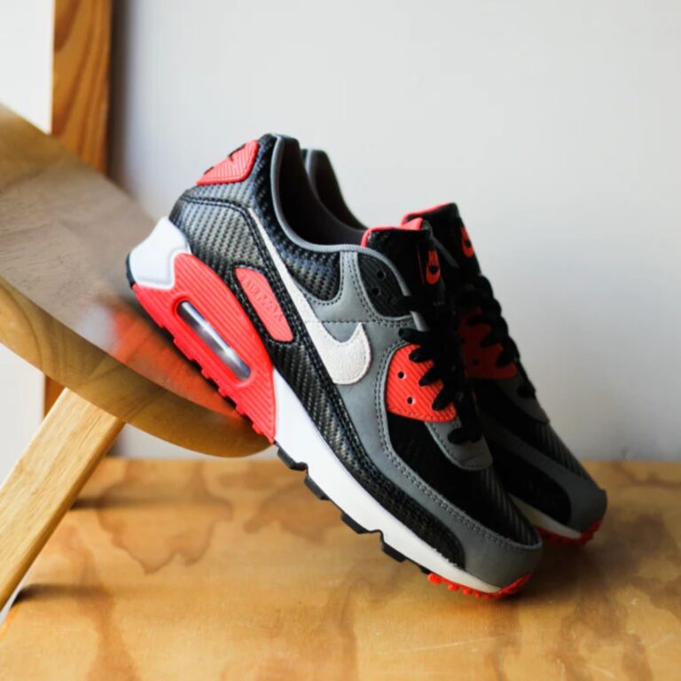 Giày Nike Air Max 90 Premium 'Carbon Fiber Infrared' HM9432-001