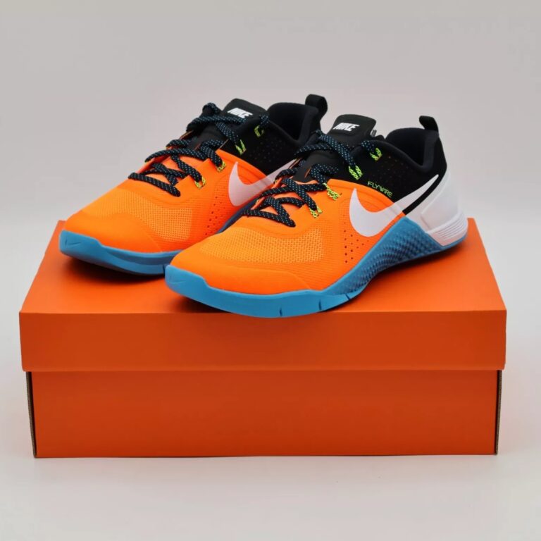 Giày Nike Metcon 1 OG Total Orange Blue Lagoon Black White FQ1854-800