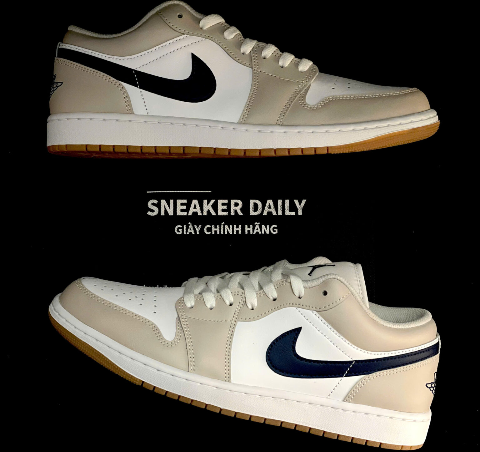 Giày Air Jordan 1 Low 'Georgetown' 553558-146