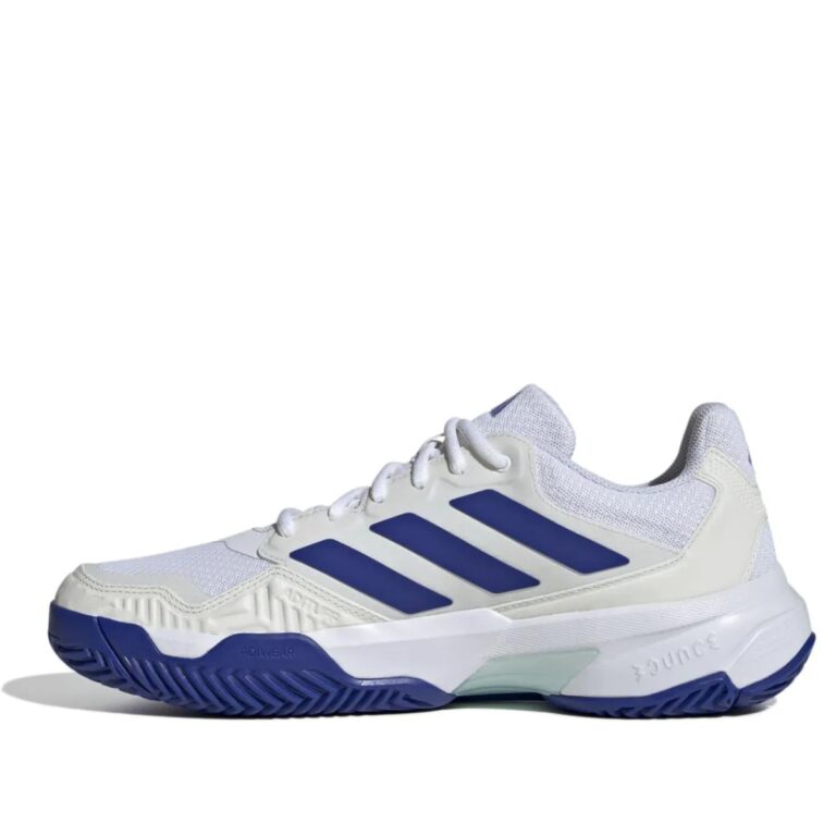 Giày Tennis/Pickleball adidas CourtJam Control 3 'White Lucid Blue' IF9136
