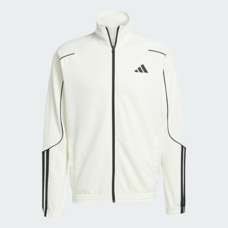 Bộ quần áo nỉ adidas Stadium 3 sọc Nam 'Off White/Black' JX5527
